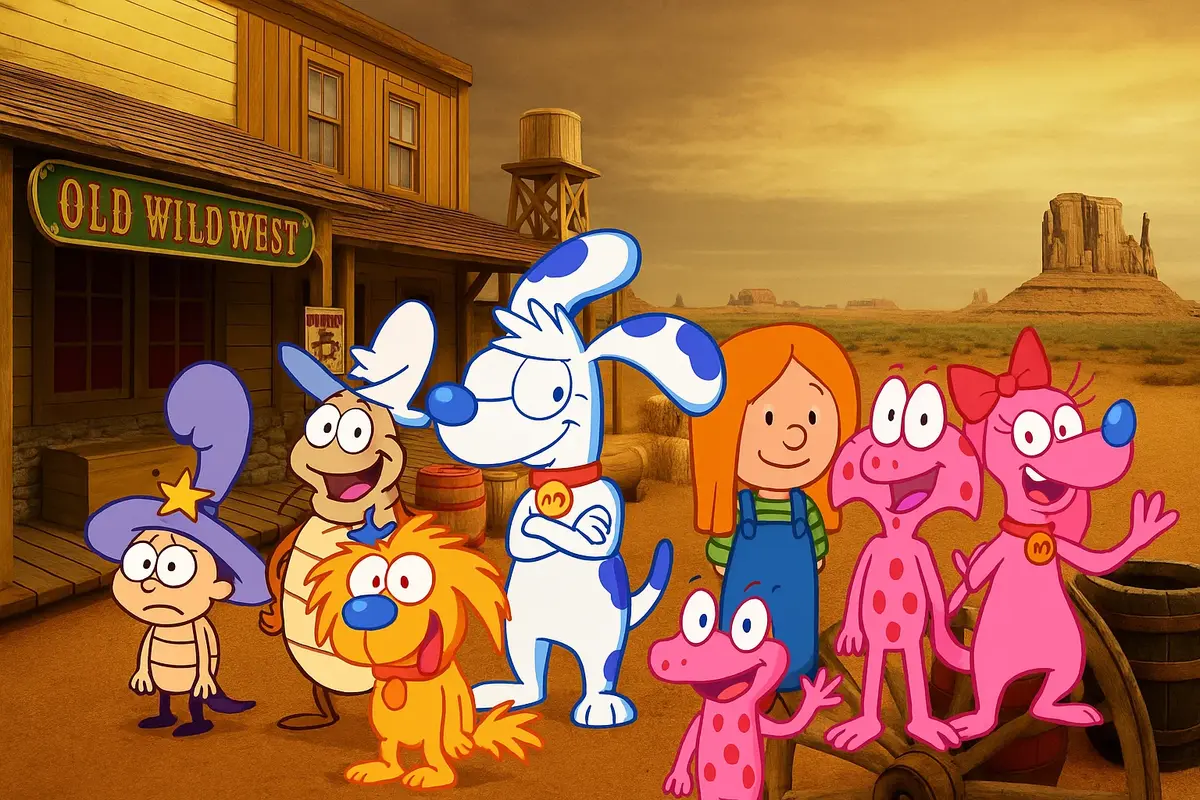 Ralph, Mitzy and Scribble (The Secret Files of the Spy Dogs) are going to the wild west with ...