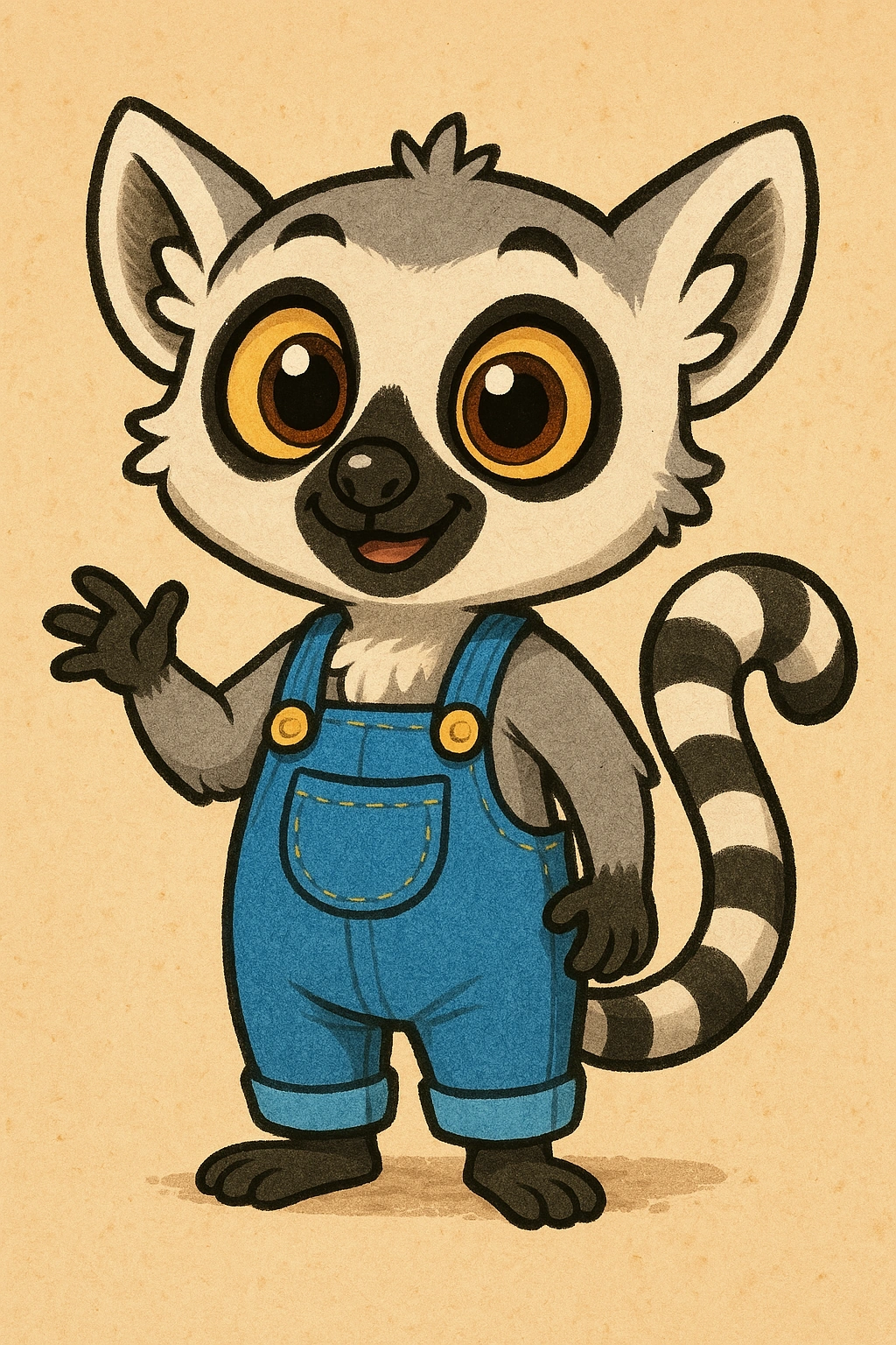 Lemur Wears Overalls (Copilot AI stuff) | Fan art Fun Wiki | Fandom