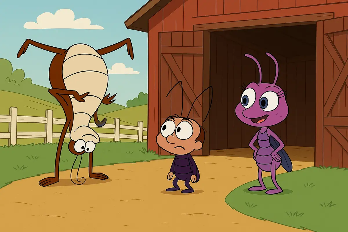 Rube Roach, Reg Roach and Joey Roach (Rube's Nephew) outside at the Barn (ChatGPT) | Fan art Fun ...