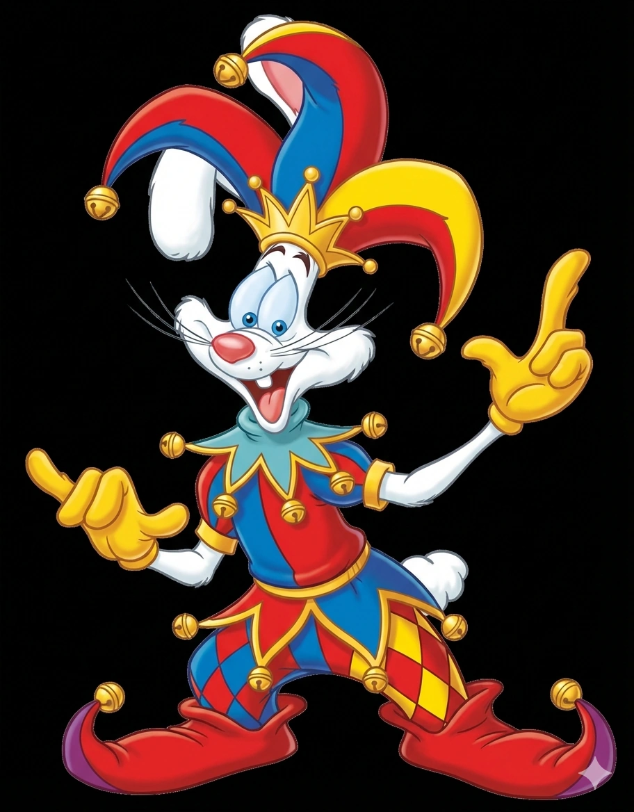 Roger Rabbit as a jester (Gemini) | Fan art Fun Wiki | Fandom