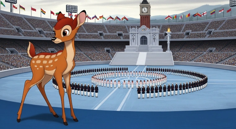 Bambi in the 1992 Barcelona Olympics by MaxietheFox2005 (DeviantArt ...