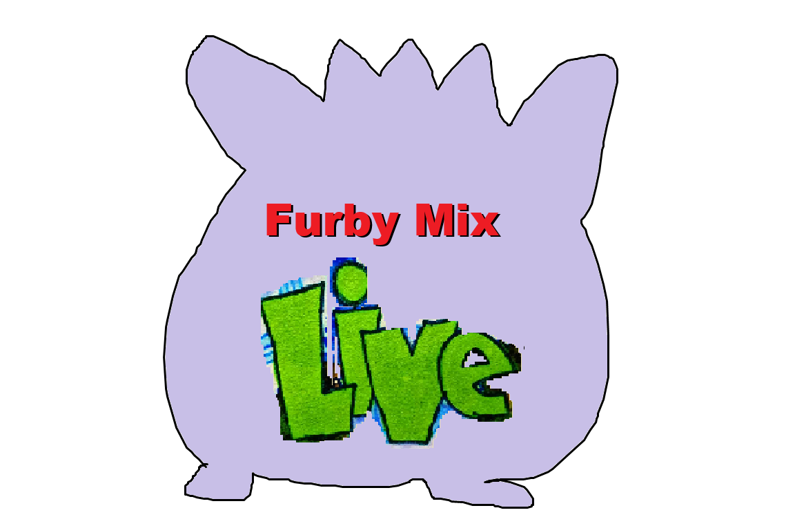 Furby Mix LIVE! (logo) By wilduda | Fan art Fun Wiki | Fandom