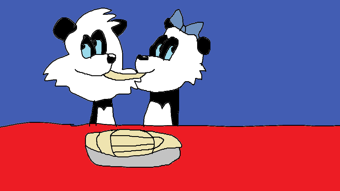 Andy and Miranda Panda Spaghetti Date by SmashGamer16 (DeviantArt stuff ...