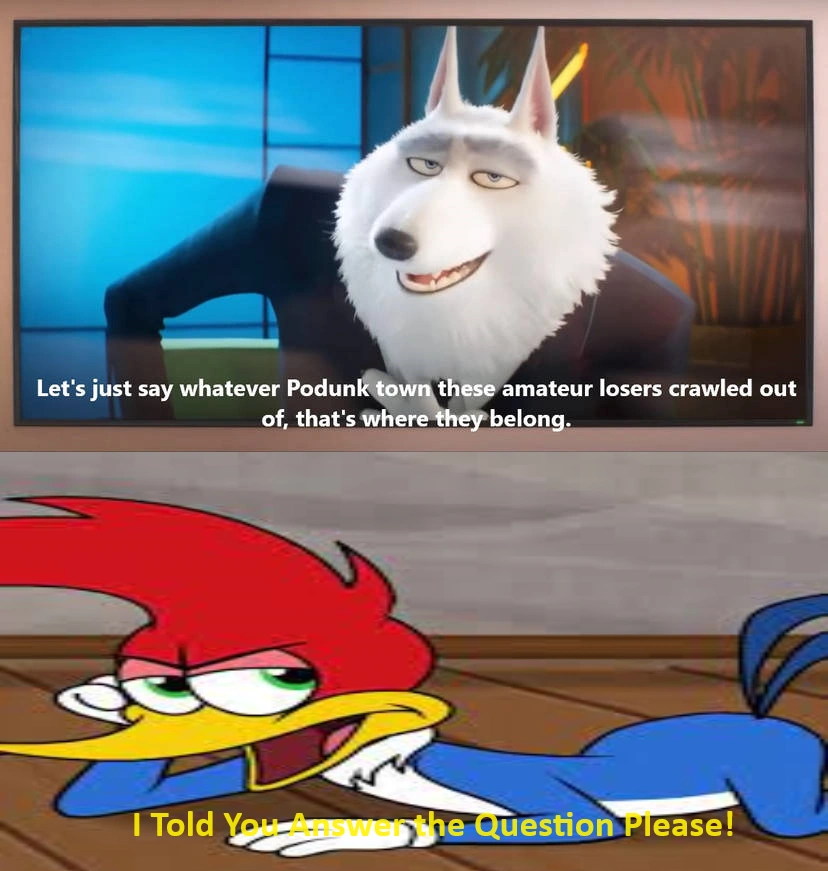 Jimmy Crystal insults Woody Woodpecker by MaxietheFox2005 (DeviantArt ...