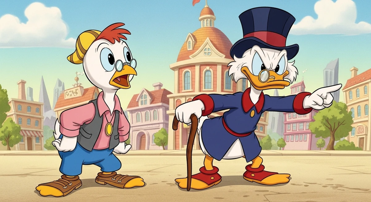 Scrooge McDuck and Gyro Gearloose by MaxietheFox2005 (DeviantArt stuff ...
