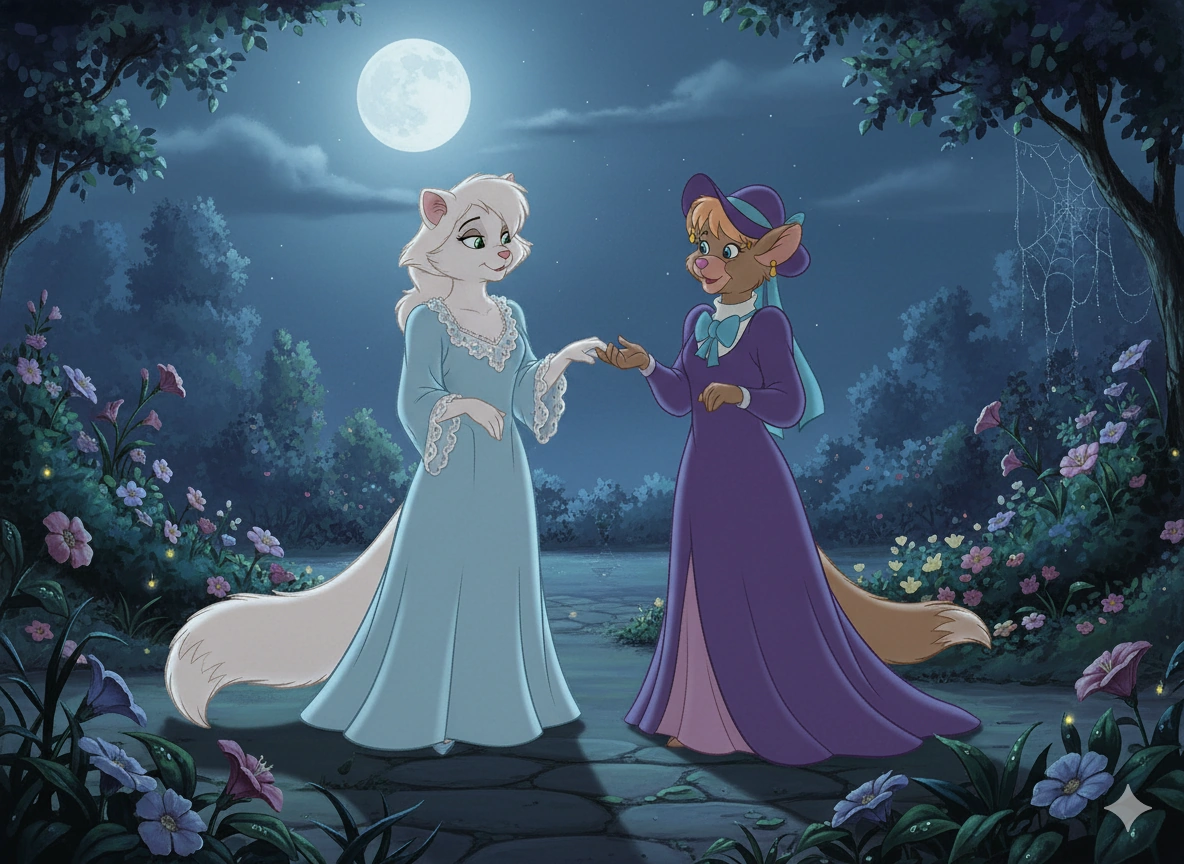 Sawyer and Lady Mariana in night garden (Gemini) | Fan art Fun Wiki ...