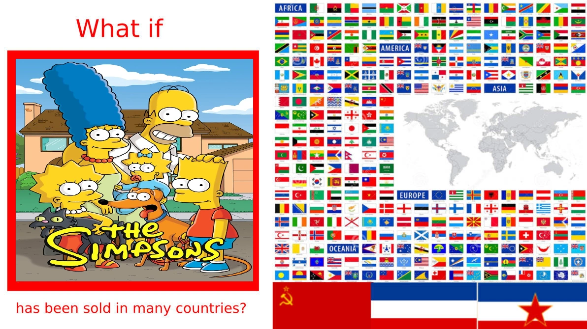 Sold in Many Countries: The Simpsons by timmybrisbyfan1925 (DeviantArt ...