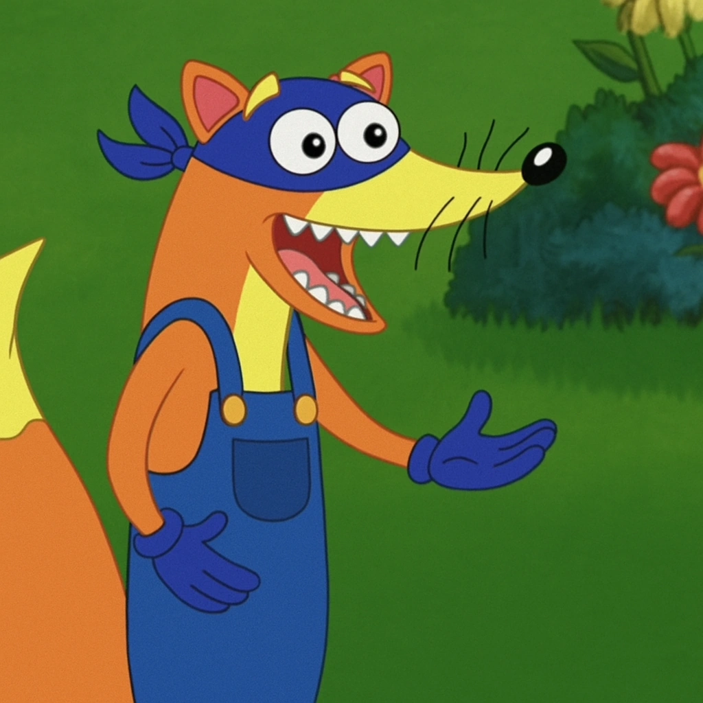 Swiper the Fox Wears Overalls (ImgToImg.ai) | Fan art Fun Wiki | Fandom