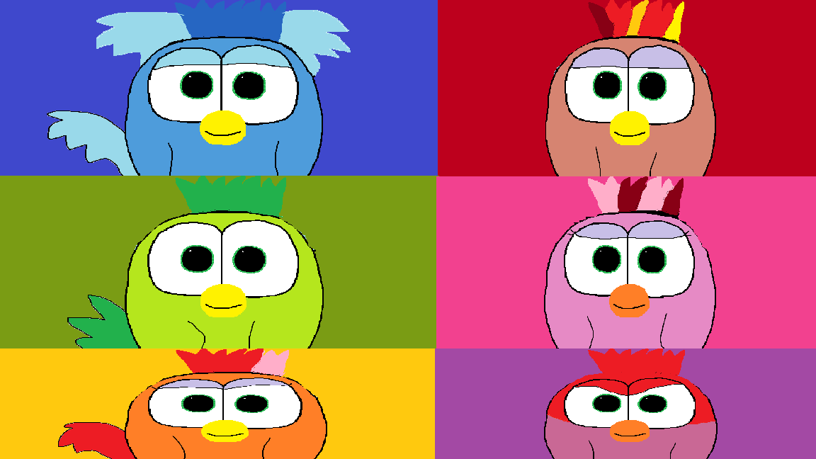 The Muppet Birds in Furby Mix's style By JustinandDennis (DeviantArt ...