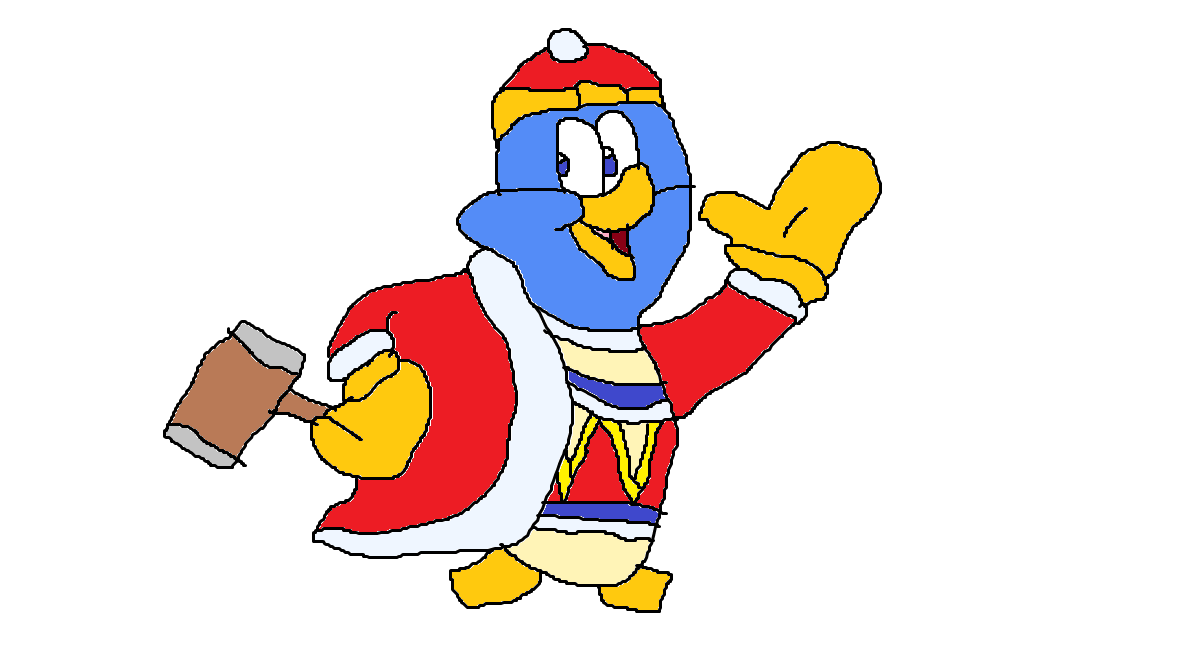 King Dedede in style of Chilly Willy (art STUFF) | Fan art Fun Wiki ...