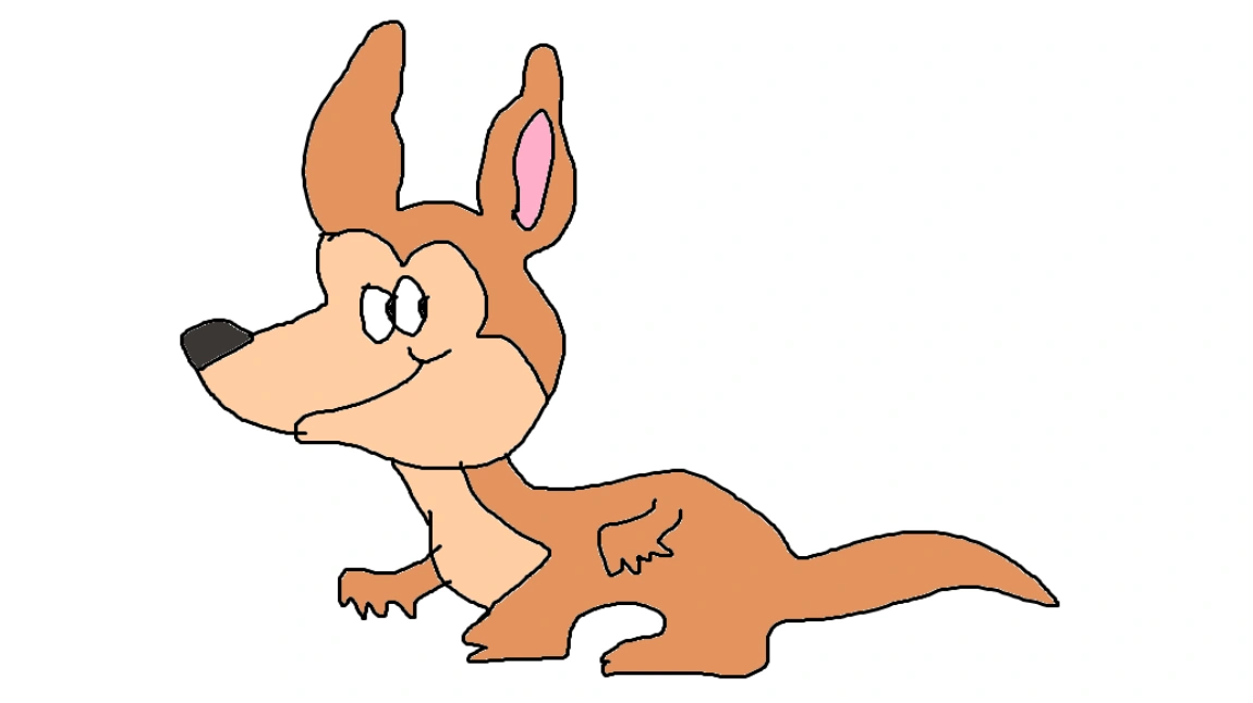 Kangaroo in Tiny Toon Adventures Style (DeviantArt stuff) | Fan art Fun ...
