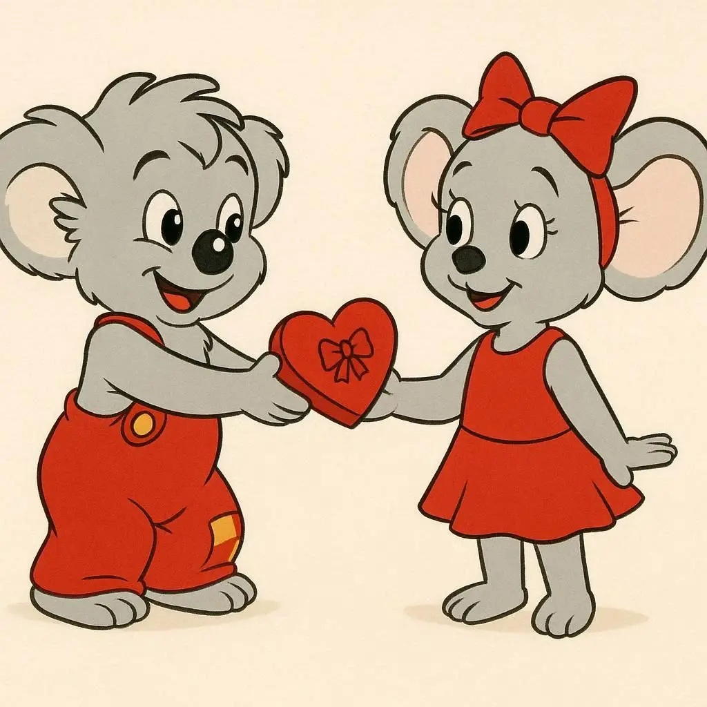 Blinky Bill Gives a Valentine Gift To Myrtle V2 by timmybrisbyfan1925 ...