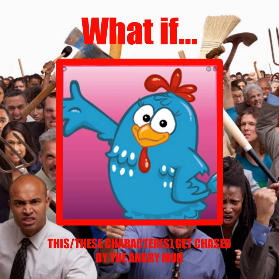 What if Lottie Dottie Chicken was chased by an angry mob? by ...