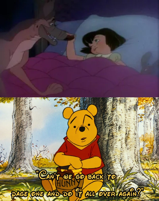 Pooh doesn't want All Dogs Go to Heaven to end by joseluislobatohumane ...