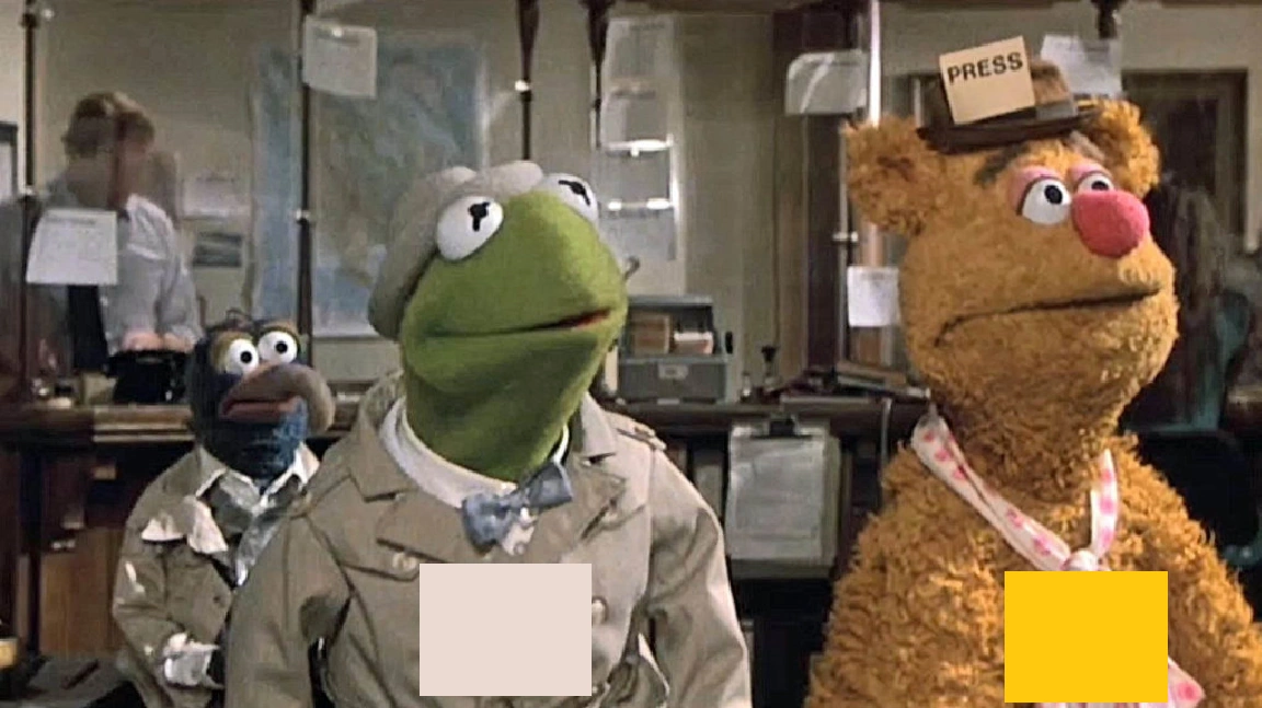 The Great Muppet Caper (1981) - Kermit and Fozzie in the Newsroom (NEWS ...