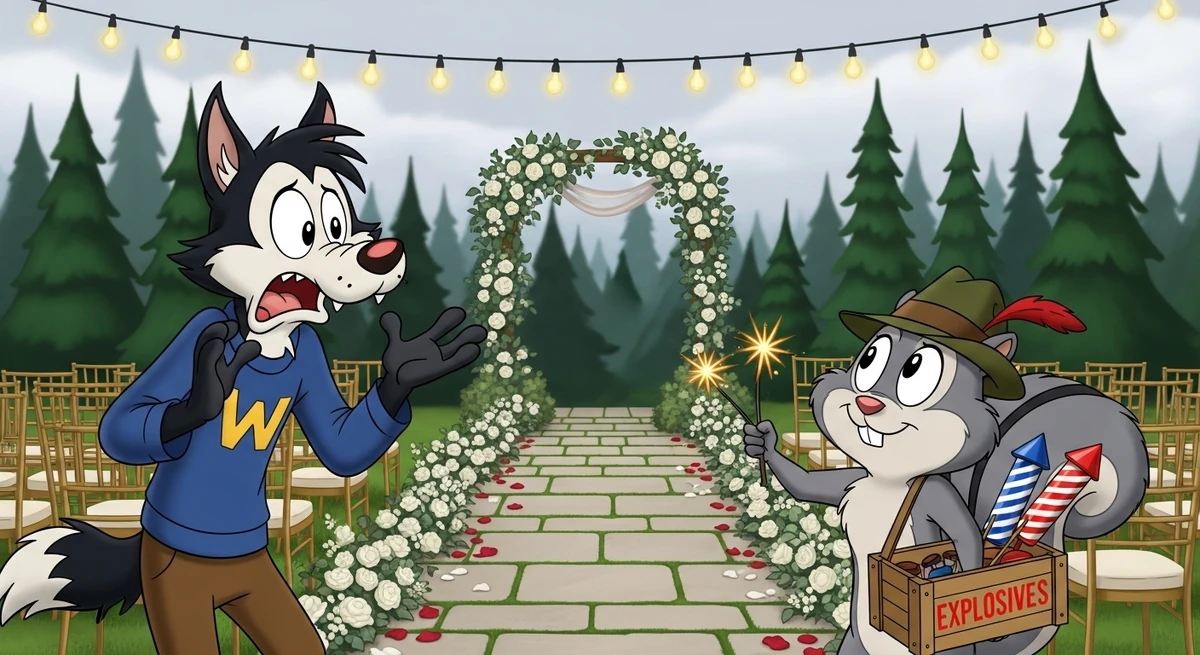 Slappy Squirrel and Walter Wolf wedding by MaxietheFox2005 (DeviantArt ...