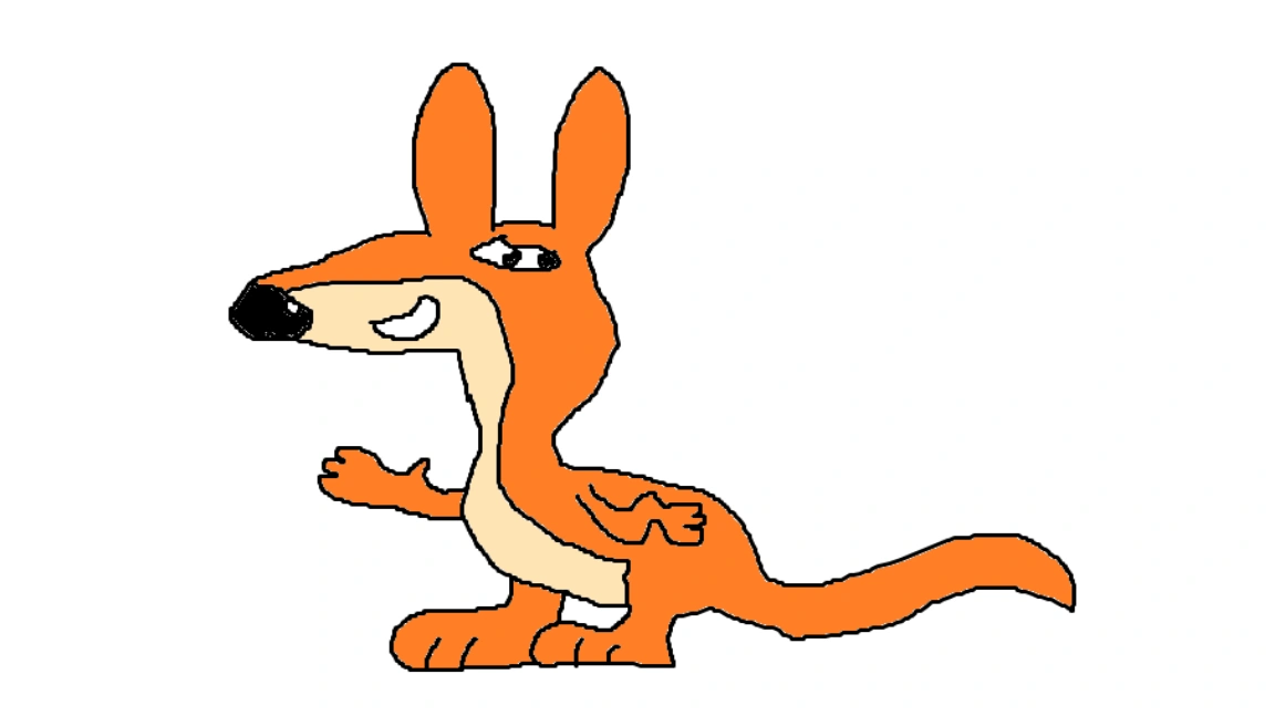 Kangaroo in Joey Ahlbum style (DeviantArt stuff) | Fan art Fun Wiki ...