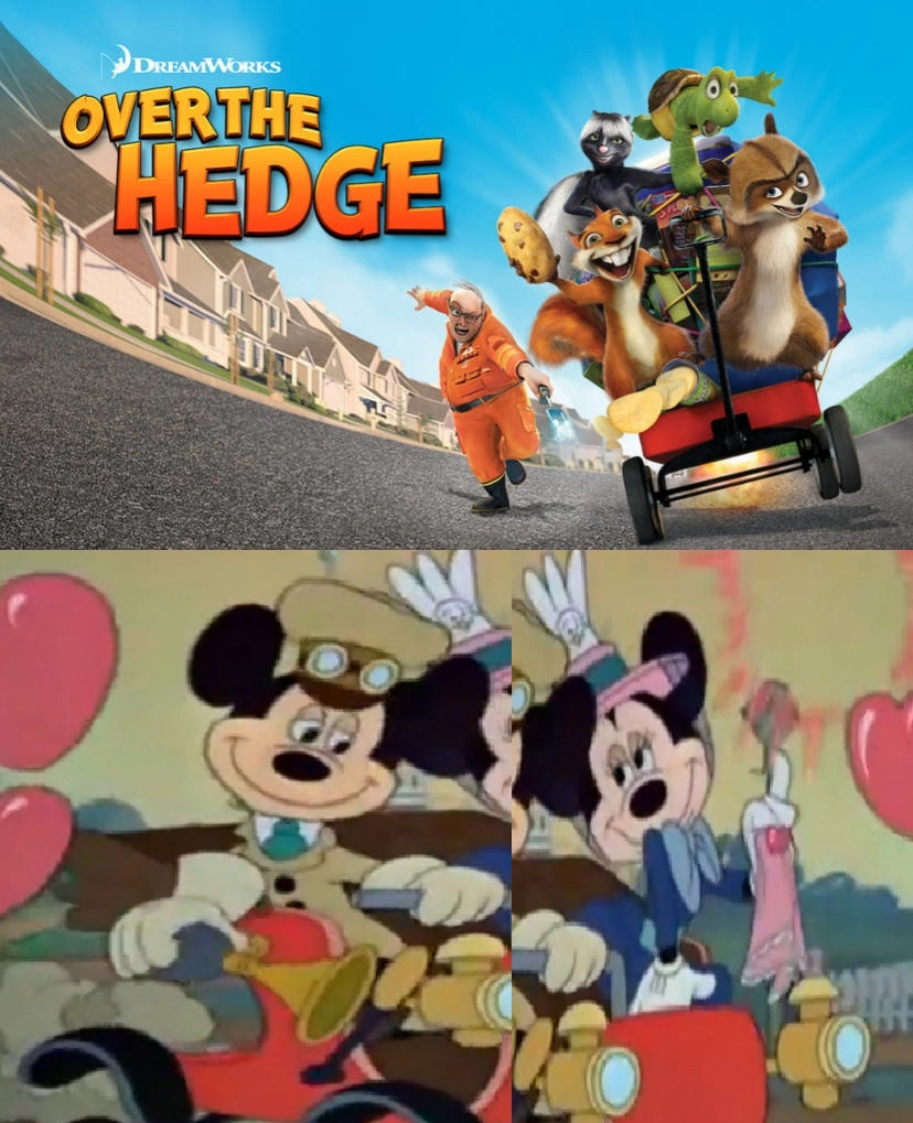 Mickey and Minnie love Over the Hedge by MaxietheFox2005 (DeviantArt ...