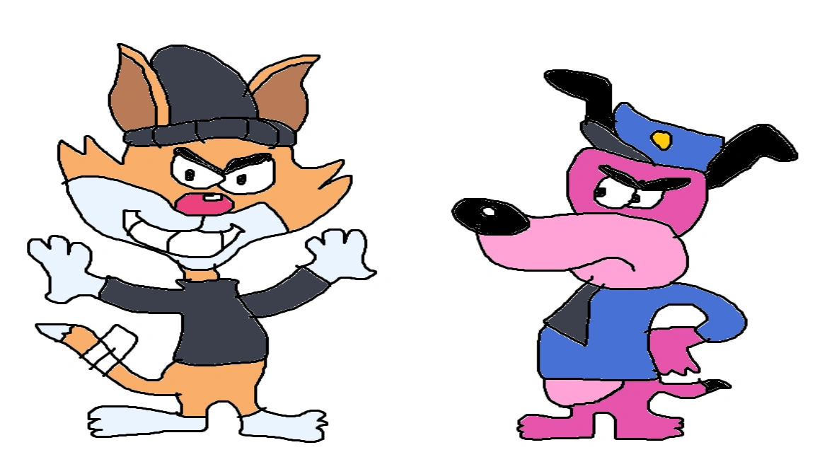 Rowdy and Peanut (Richard Williams style) (art STUFF) | Fan art Fun ...