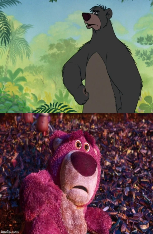 Baloo the Bear is angry at Lotso by MaxietheFox2005 (DeviantArt stuff ...