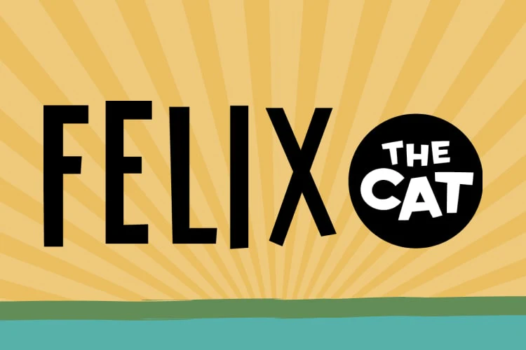 Felix the Cat (WildBrain series) (fanmade logo) | Fan art Fun Wiki | Fandom