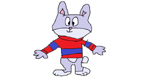 Reader Rabbit in style of Crusader Rabbit (art STUFF) | Fan art Fun ...