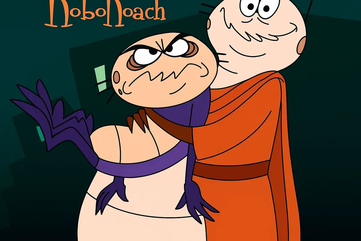 Rube Roach as Buddhist Monk and Reg Roach by RoboRoachfan2001 | Fan art Fun Wiki | Fandom