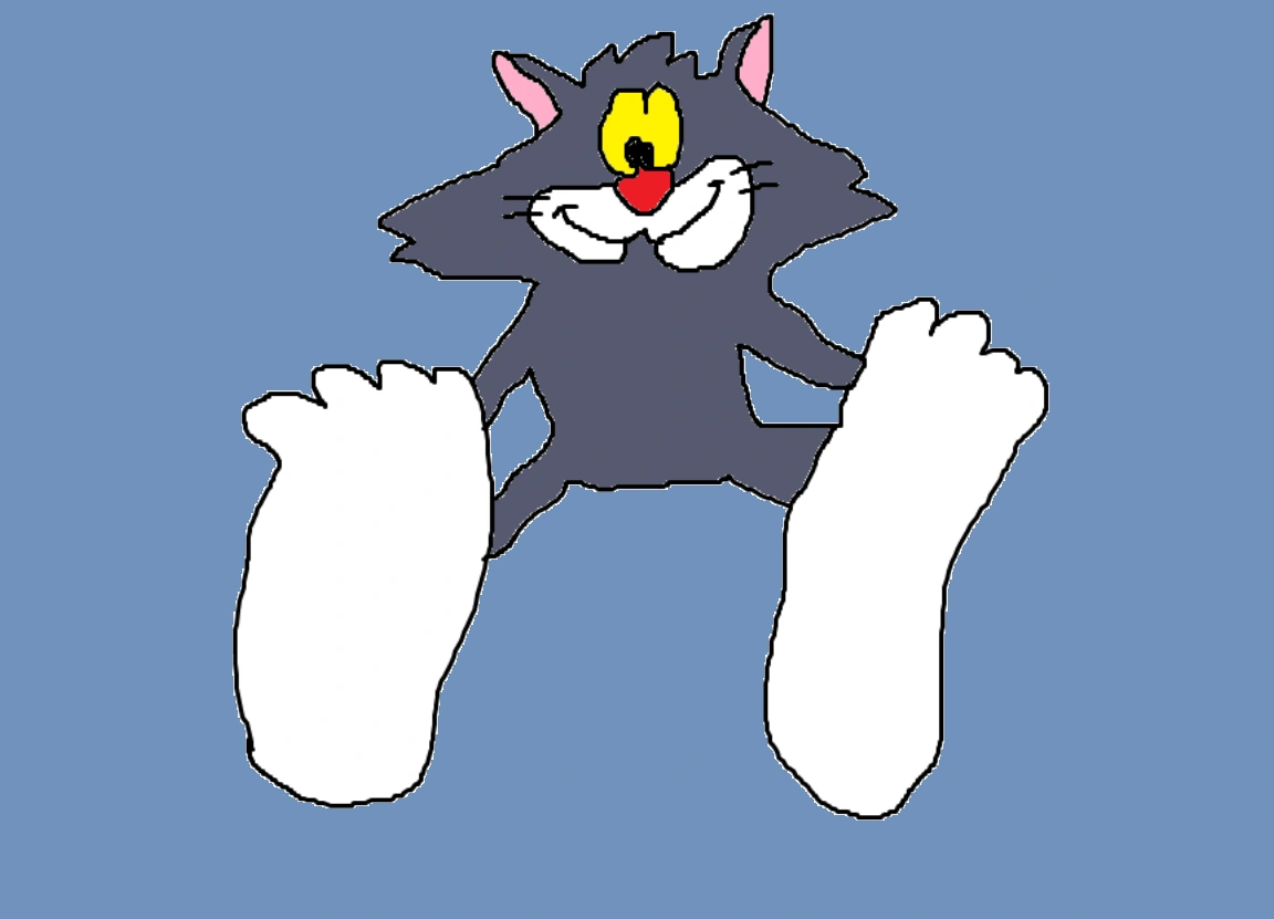 Blackie Cat's Feet Tease by JohnRobertHall (DeviantArt stuff) | Fan art ...