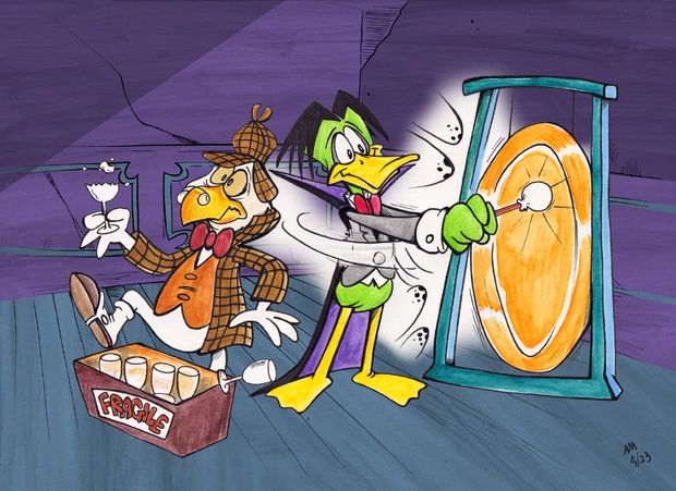Count Duckula bangs the gong (reupload) by MaxietheFox2005 (DeviantArt ...