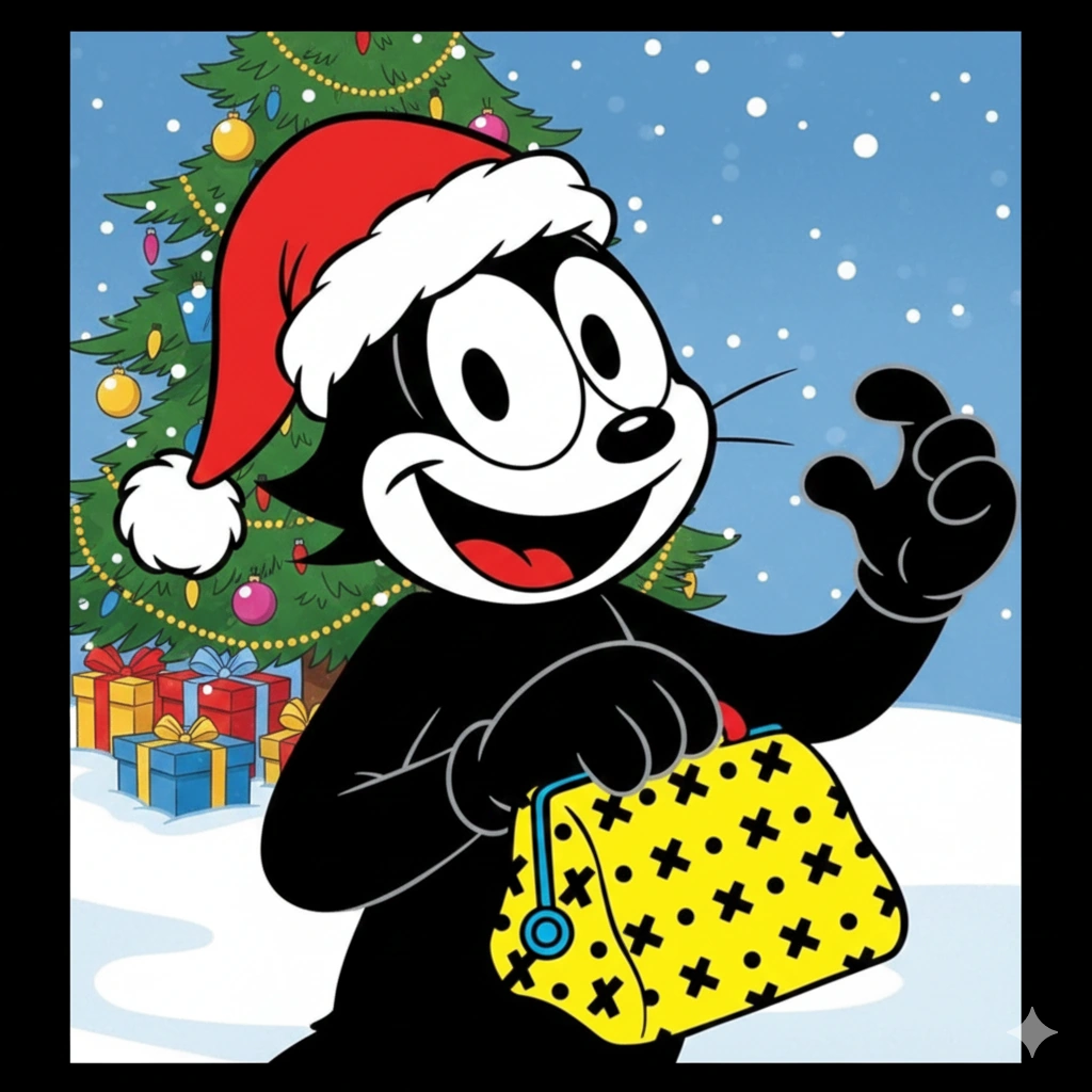 Felix the Cat at Christmas (AI stuff) | Fan art Fun Wiki | Fandom