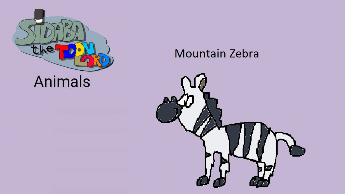 STTL Animals : Mountain Zebra by SidabaTheToonLord (DeviantArt stuff ...