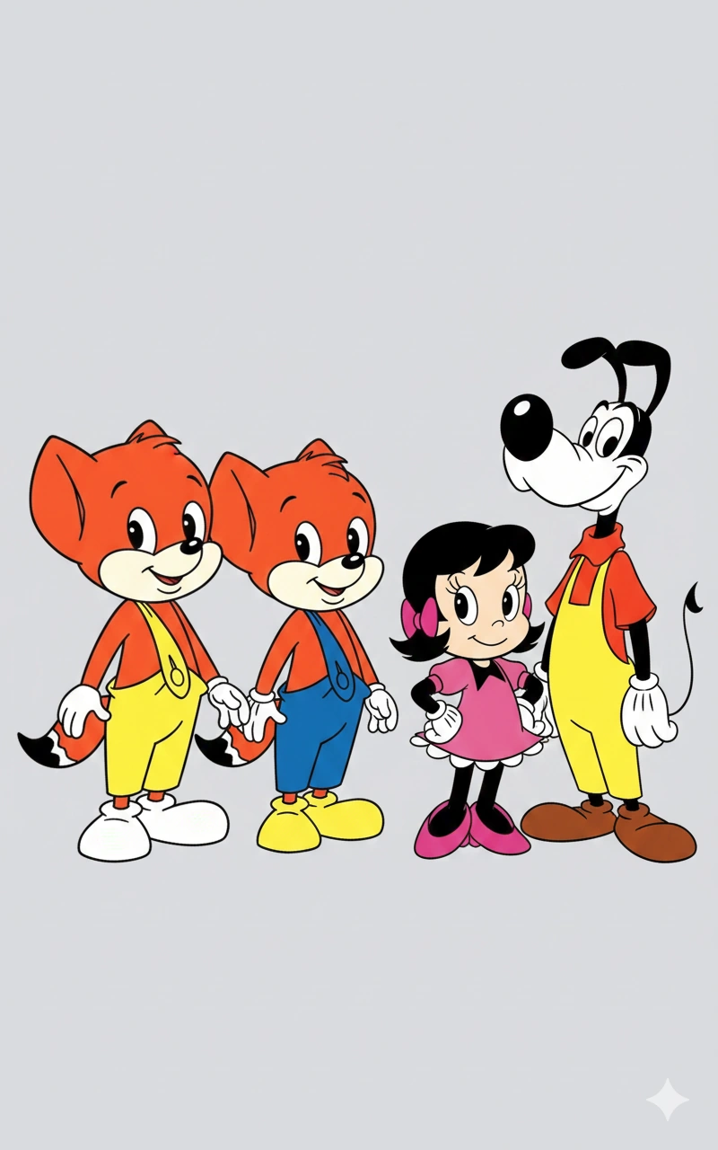 Fix & Foxi, Lupini and Lupo in Disney Style by timmybrisbyfan1925 ...