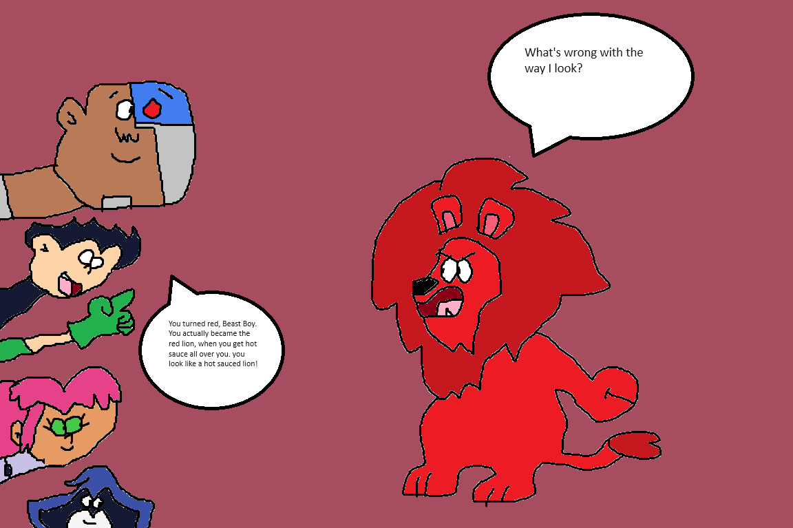 Beast Boy the Red Lion by SidabatheToonLord (DeviantArt stuff) | Fan ...