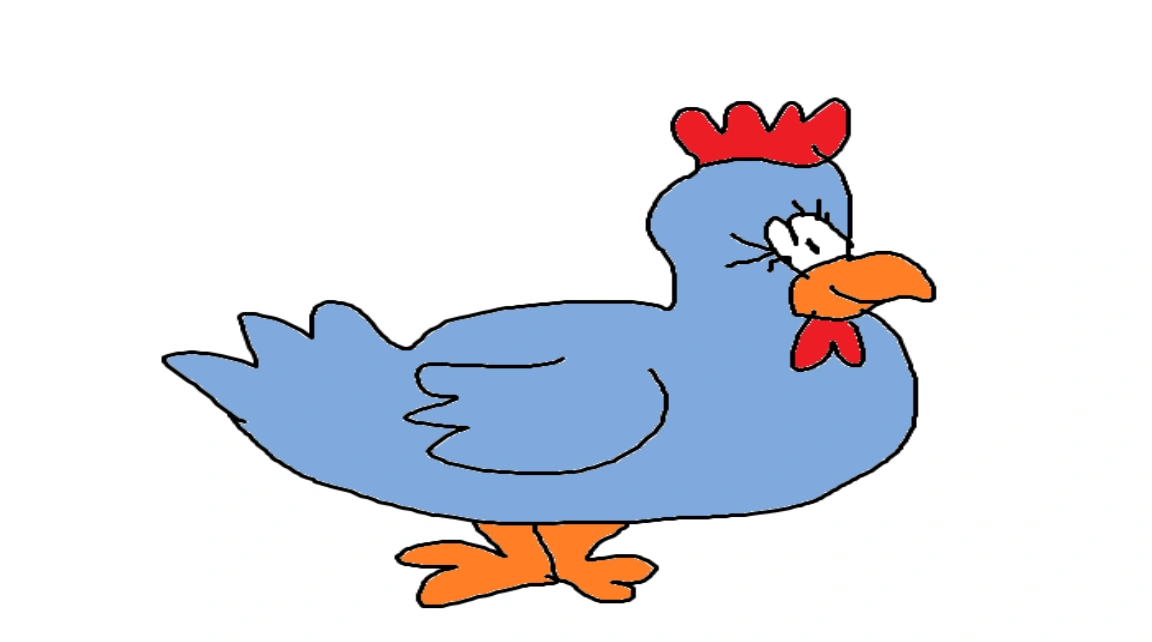 Lottie Dottie Chicken (Morris style) (art STUFF) | Fan art Fun Wiki ...