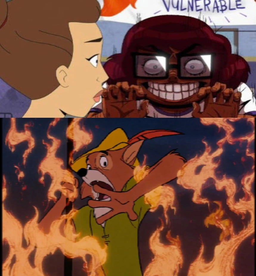 Robin Hood is Scared of Scary Velma by MaxietheFox2005 (DeviantArt ...