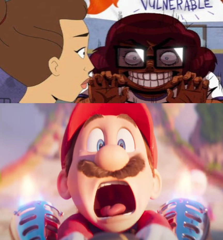 Mario is Scared of Scary Velma by MaxietheFox2005 (DeviantArt stuff ...