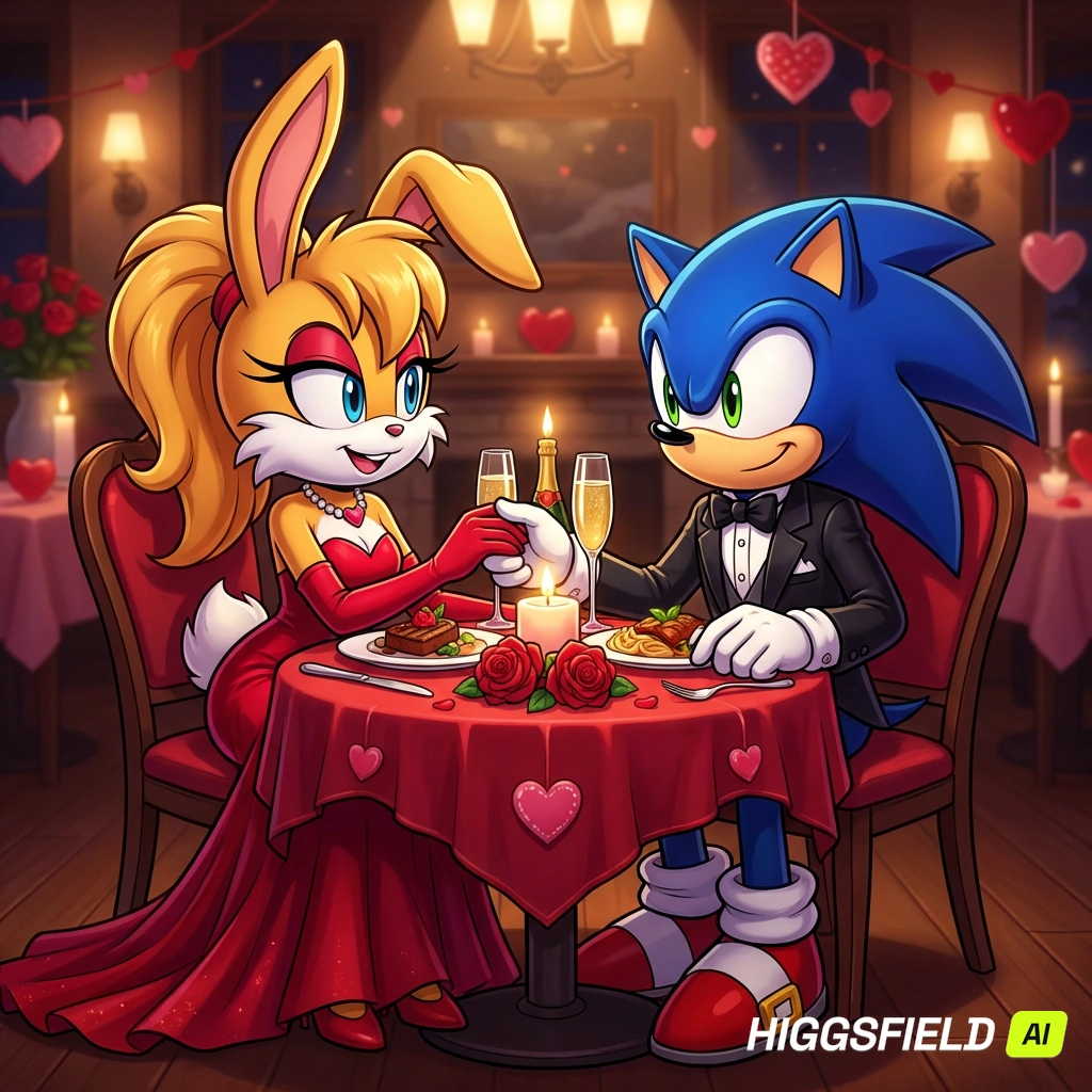 Sonic Has A Valentine Dinner With Bunnie V3 by timmybrisbyfan1925 ...