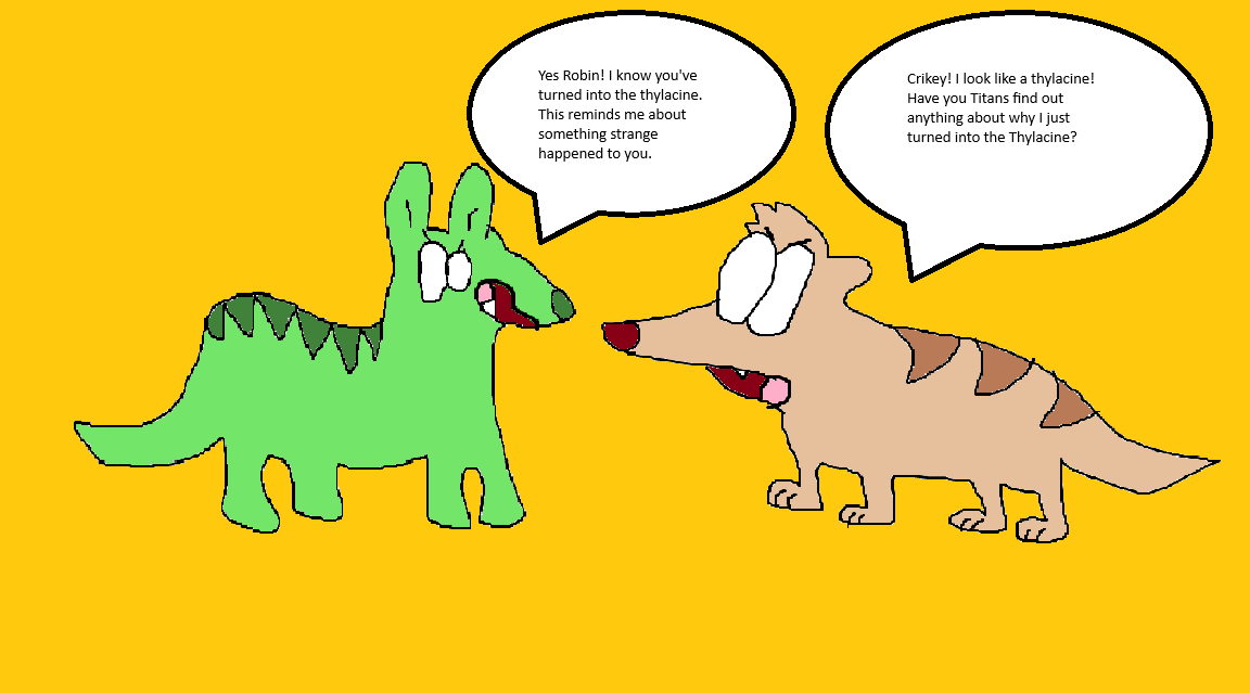 Robin's Thylacine Appearance (DeviantArt stuff) | Fan art Fun Wiki | Fandom