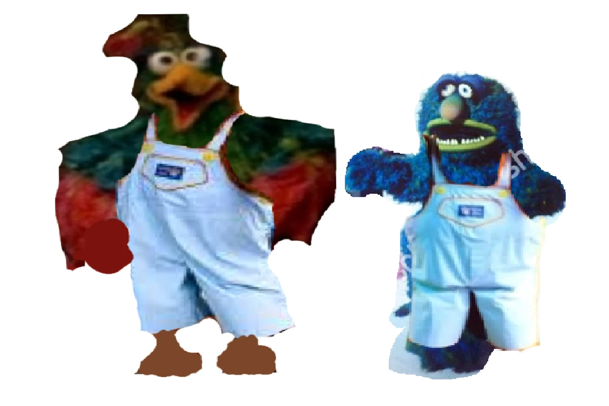 Fletcher Bird and Timmy Monster Wears Overalls V2 | Fan art Fun Wiki ...