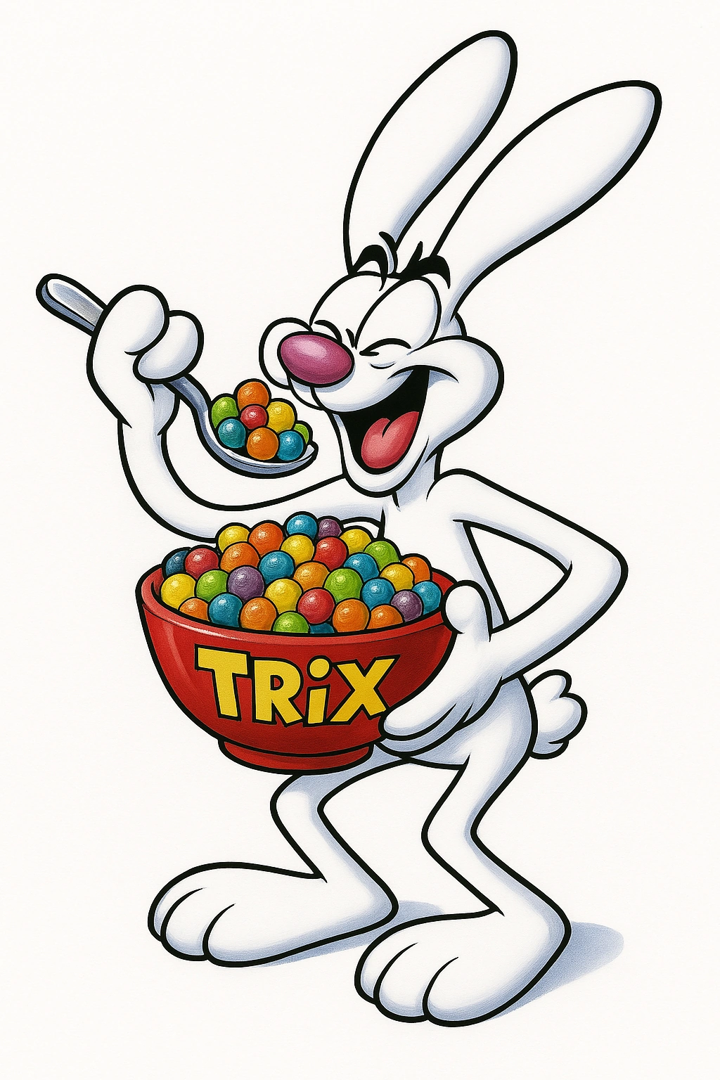 Trix Rabbit eats fruity Trix cereal by mnwachukwu16 (DeviantArt stuff) | Fan art Fun Wiki | Fandom