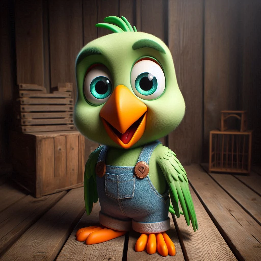 Talking Pierre Wears Overalls in Pixar 1990s style (AI stuff) | Fan art ...