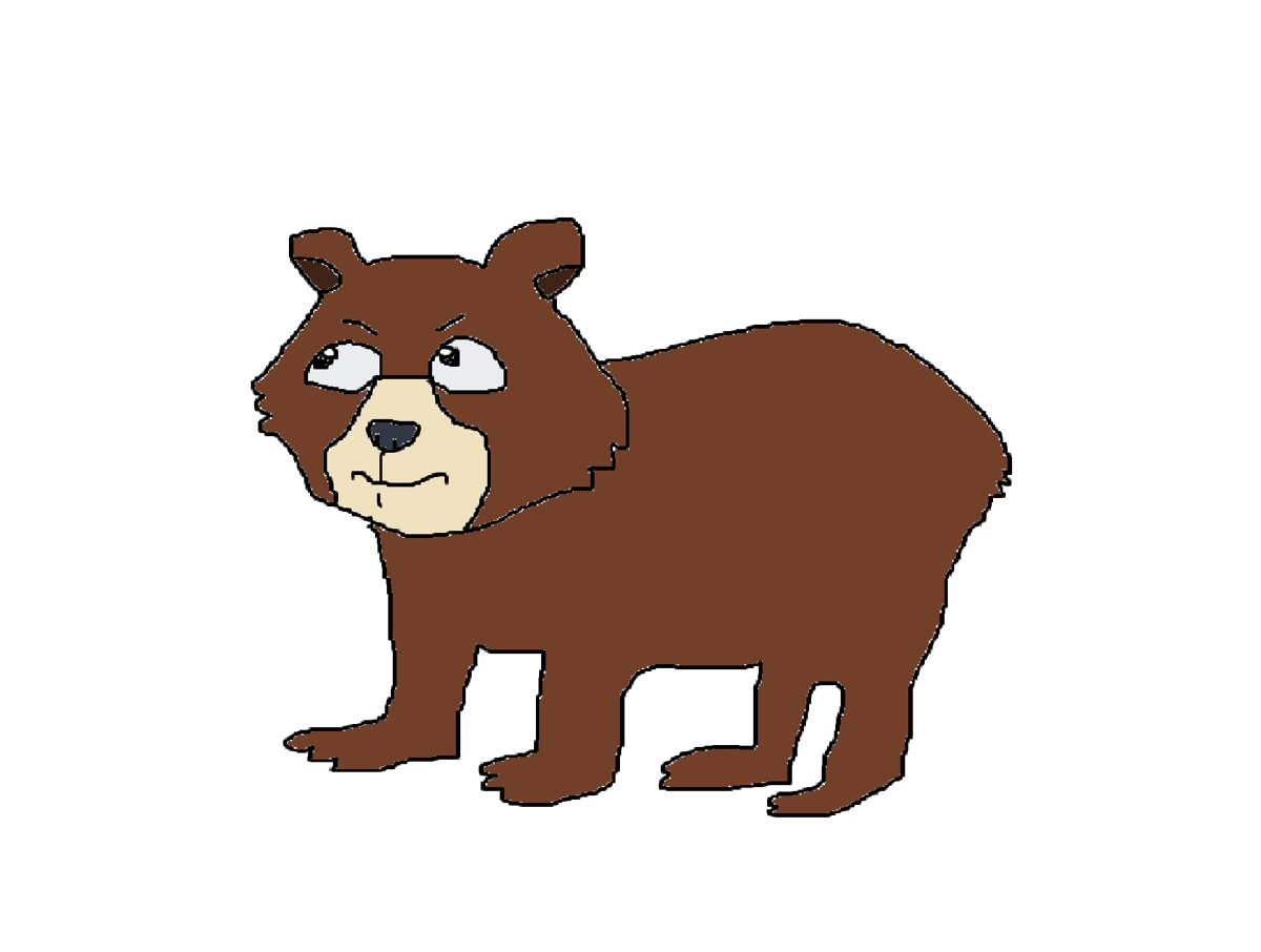 Grumpy Bear Cartoon (Drawing Teachers stuff, Bear) | Fan art Fun Wiki ...