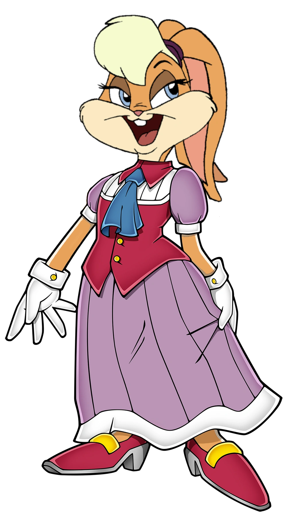 Lola Bunny as Vanilla the Rabbit (Maxie the Fox's art stuff) | Fan art Fun Wiki | Fandom