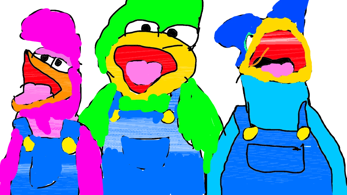 All 12s Shirley Clyde and Mel V1 | Fan art Fun Wiki | Fandom