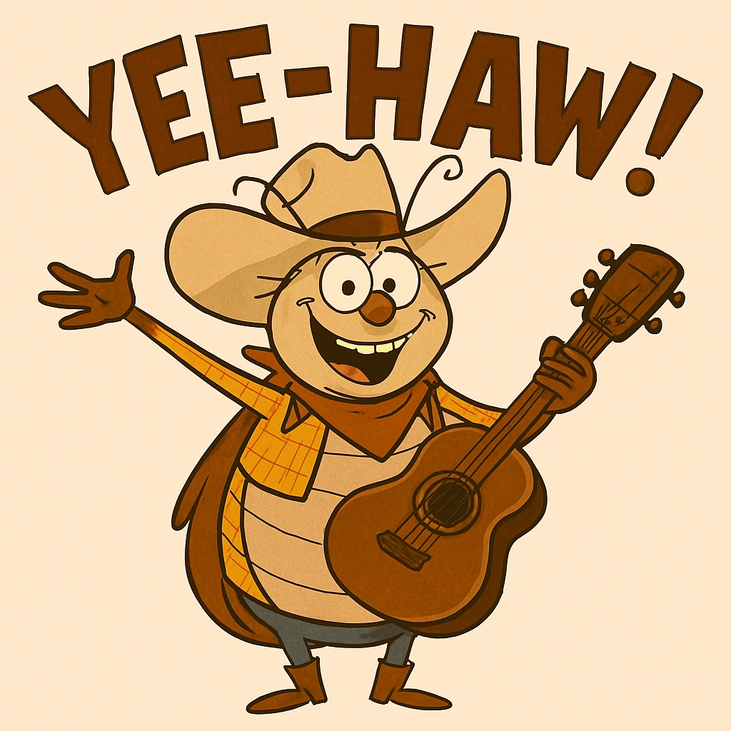 Cowboy Rube Roach (RoboRoach) are going to say Yee-Haw | Fan art Fun ...