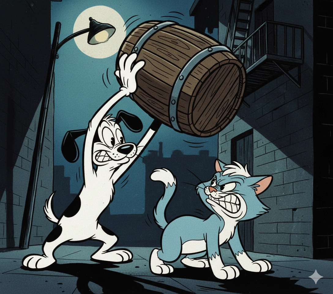 Cody and Blue (U.S. Acres) (Bob Clampett style) (AI stuff) | Fan art Fun Wiki | Fandom