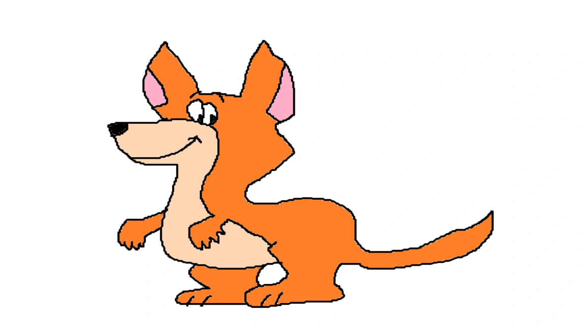 Kangaroo in Hal Seeger style (DeviantArt stuff) | Fan art Fun Wiki | Fandom