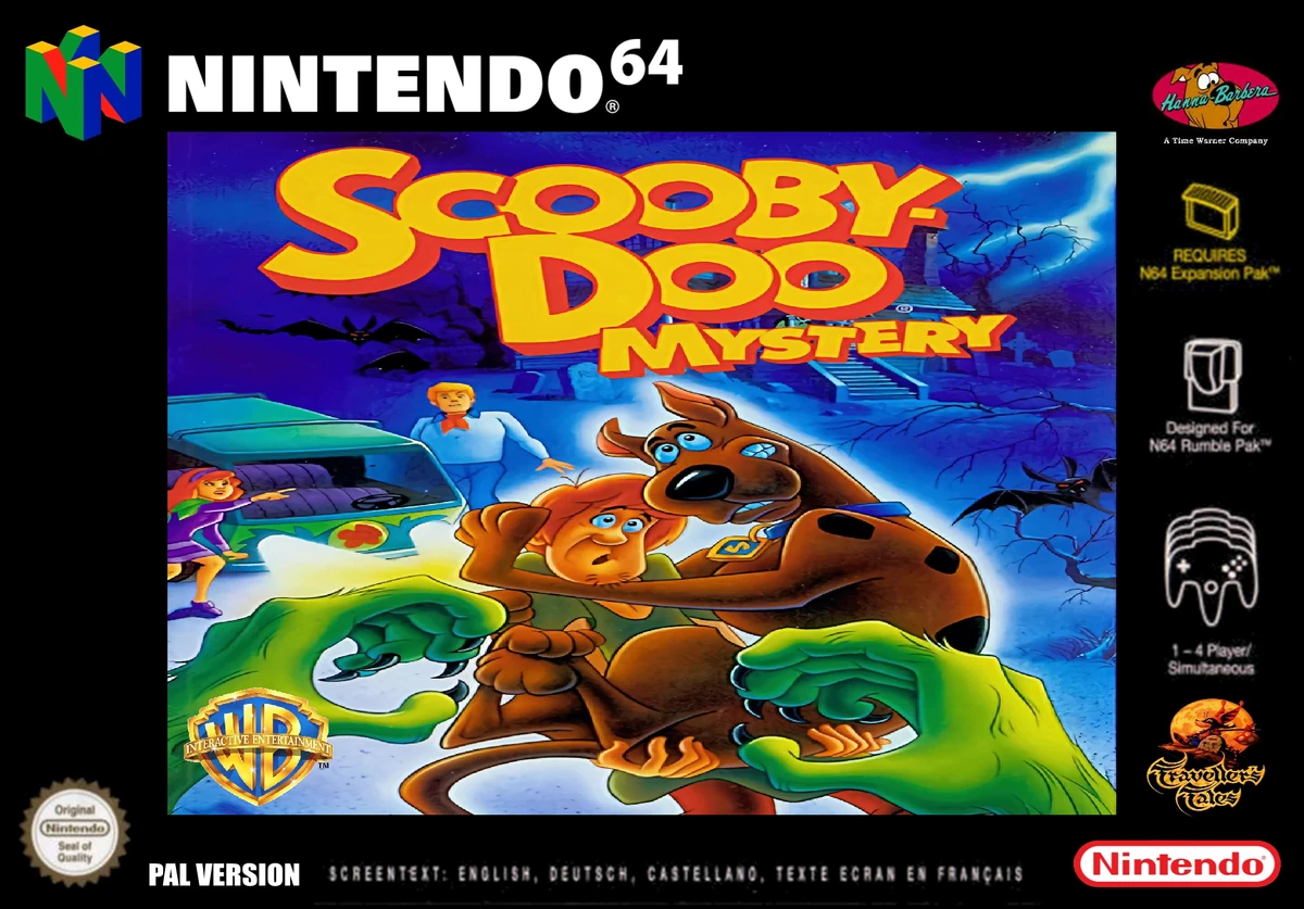 Scooby-Doo Mystery (1997, Nintendo 64) (Video game stuff) | Fan art Fun ...