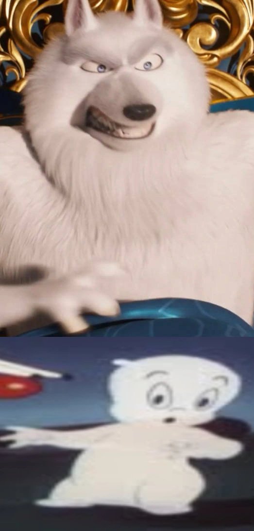 Casper the Friendly Ghost is scared of Jimmy Crystal by MaxietheFox2005 (DeviantArt stuff) | Fan ...