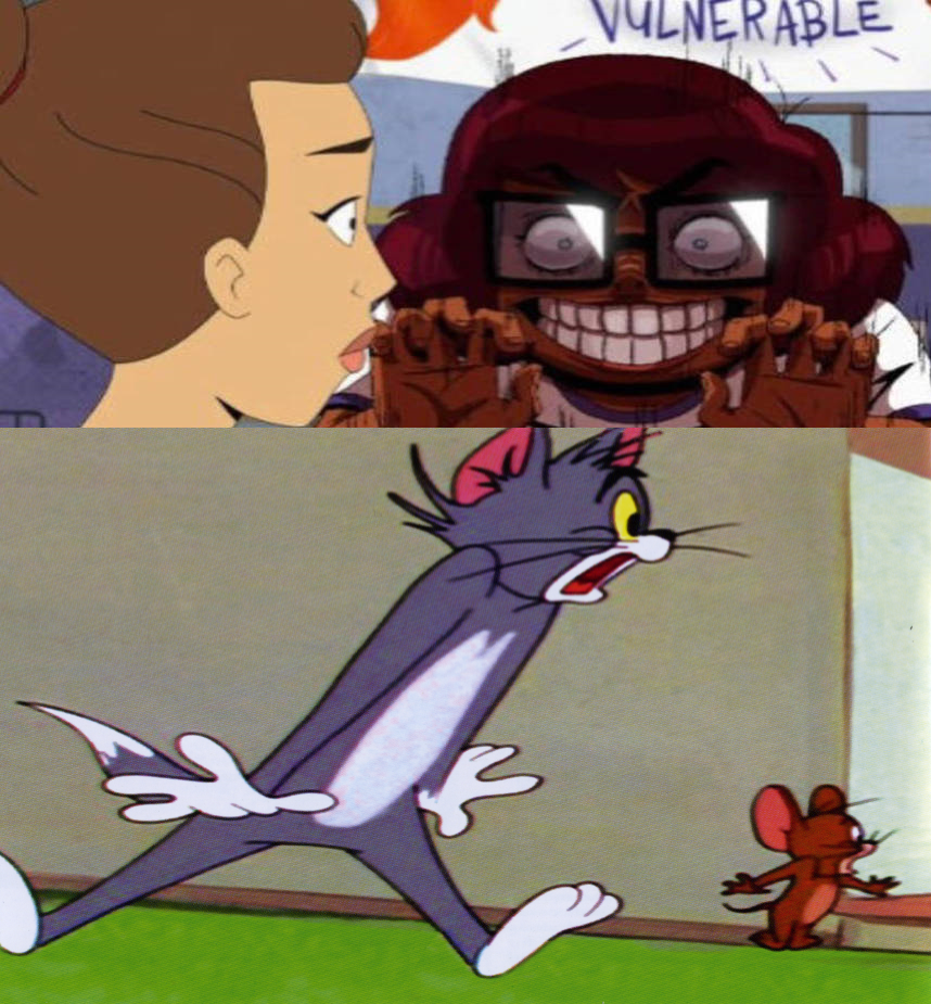 Tom And Jerry Are Scared Of Scary Velma By Maxiethefox2005 Deviantart